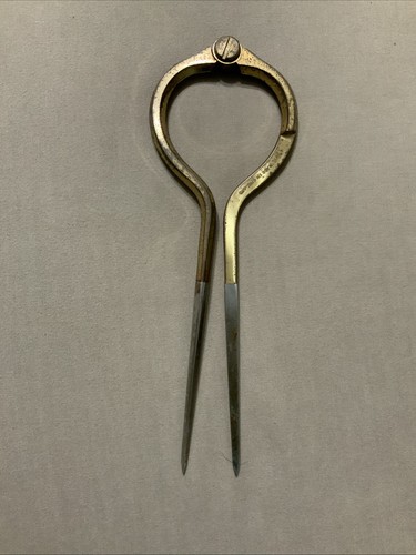 VTG English 2 Tone 7” Brass/Steel Nautical Navigational Map Divider ...