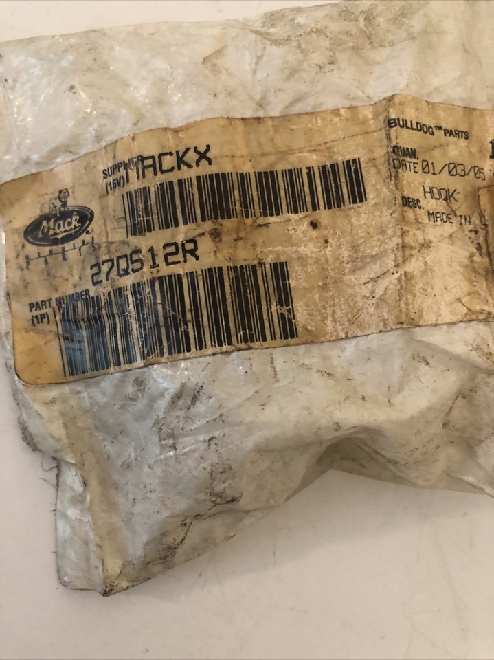GENUINE MACK INTERIOR HOOK 27QS12R NEW OEM NOS | eBay
