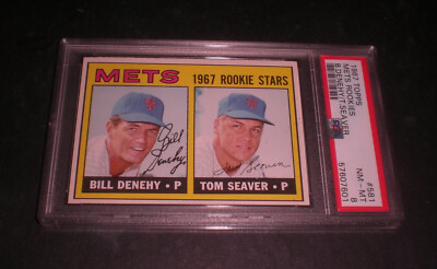 1967 TOM SEAVER ROOKIE TOPPS #581 PSA 8 NM-MT | eBay