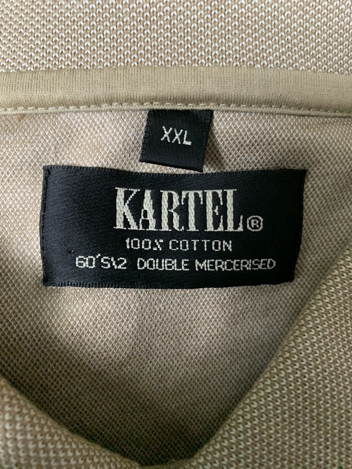 Kartel Polo S/S Shirt Mens Size XXL Beige Ireland Ryder Cup 2006 Golf ...