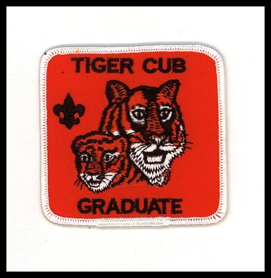 Tiger Cub Graduate Boy Scout Collectible Embroidered Patch 3" | eBay