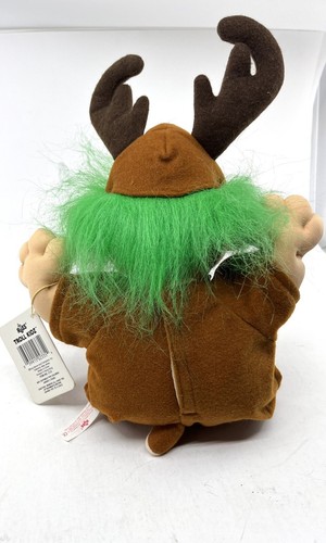 Russ Berrie Rudy Reindeer Troll Christmas Kidz Doll 2335 Stuffed Animal ...