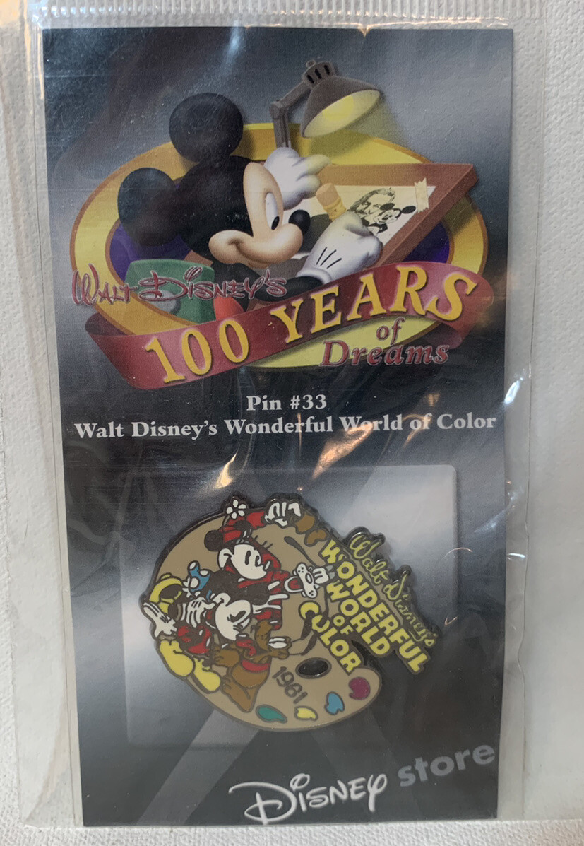 Disney 100 Years of Dreams - Disney's Wonderful World of Color PIN #33 ...