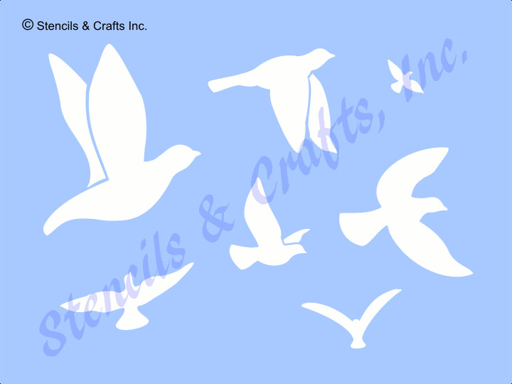 Flying Bird Template