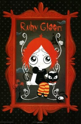 RUBY GLOOM POSTER In a Red Border RARE HOT NEW 24X36 - PRINT IMAGE ...