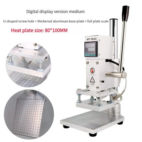 Hot Stamping Machine Leather Hot Press Lettering Creasing Branding ...