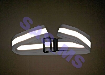 US ARMY REFLECTIVE SAFETY HIGH VISIBILITY PHYSICAL TRAINING WHITE PT ...