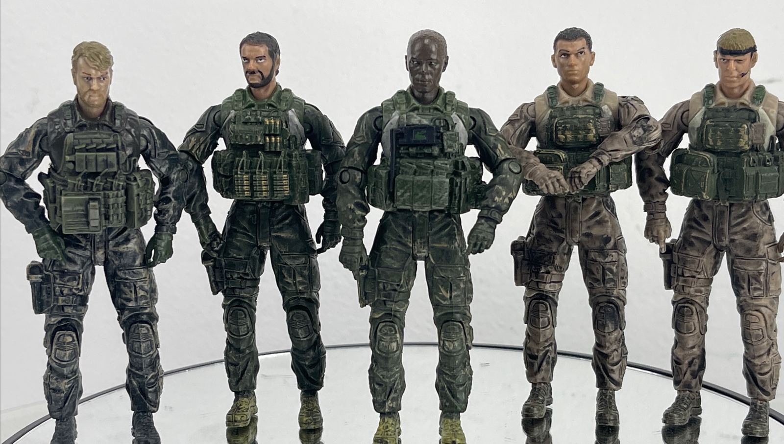 1:18 Blue Box Toys BBi Elite Force Military Action Figure Lot US Army ...