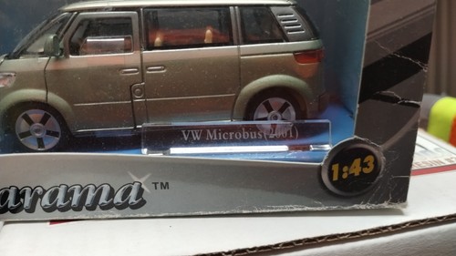 Cararama VW Microbus 2001 1:43 scale diecast model new in box | eBay
