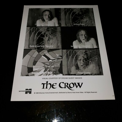 1995 THE CROW MIRAMAX DREAM QUEST IMAGES VISUAL SPECIAL EFFECTS 8x10 | eBay