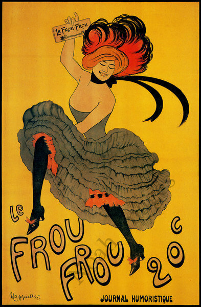 Le Frou Frou vintage newspaper poster repro 16x24 | eBay