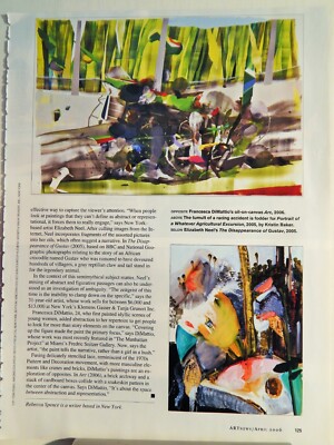 KRISTIN BAKER ART PIECE VTG ORIG 2006 ADVERTISEMENT | eBay