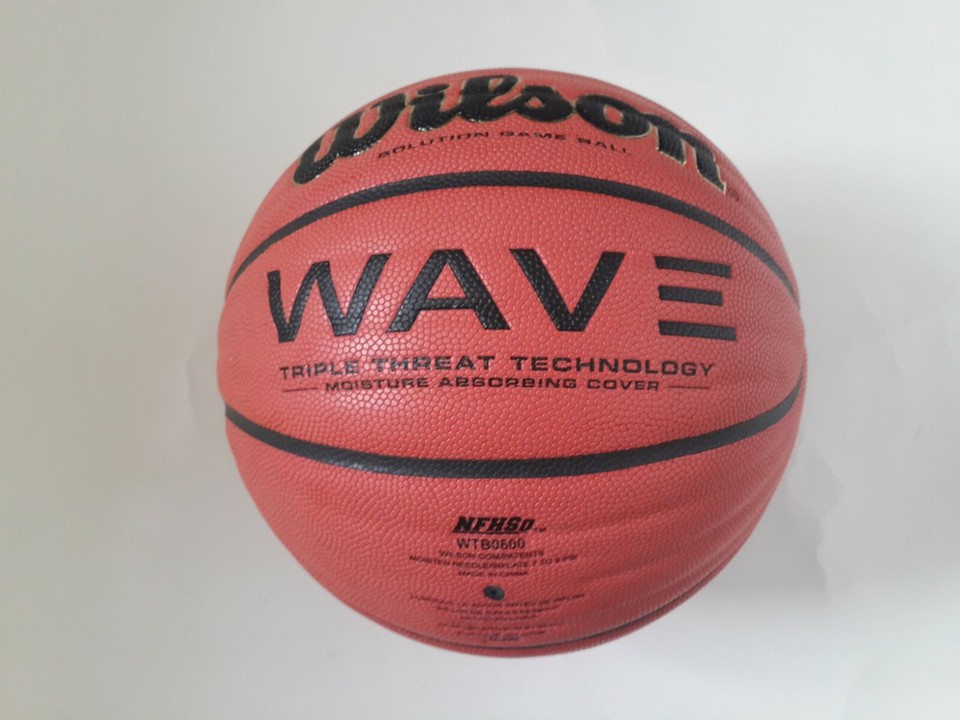 Wilson Wave Solution Official Game Basketball Ball WTB0600 NCAAB Indoor ...