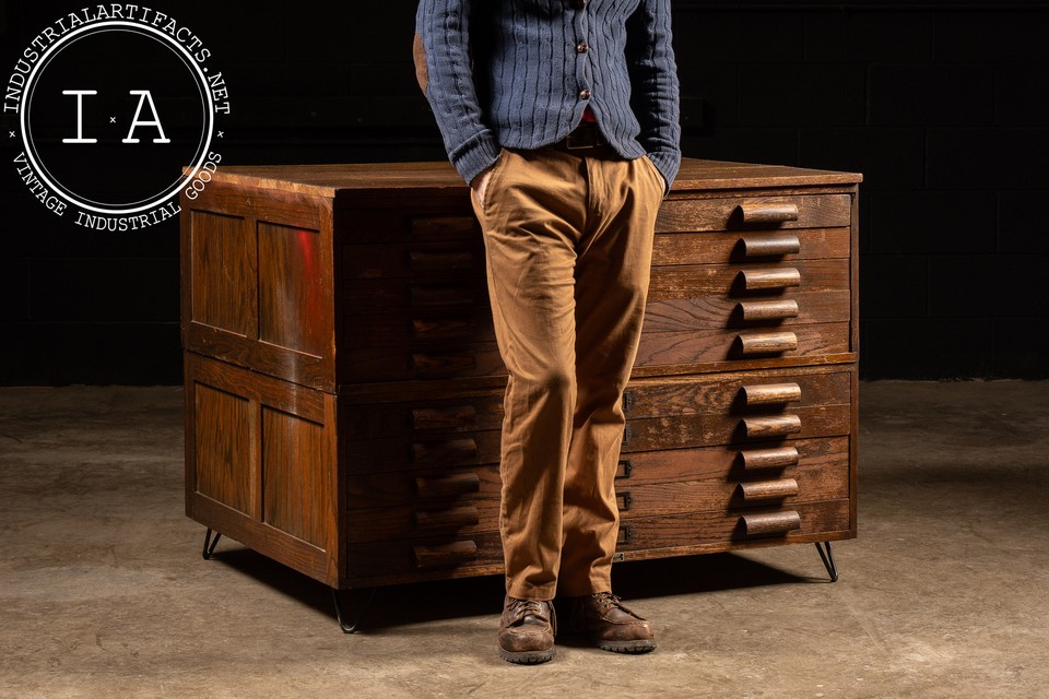 Early 20th Century K&E Double Stack Flat File | eBay