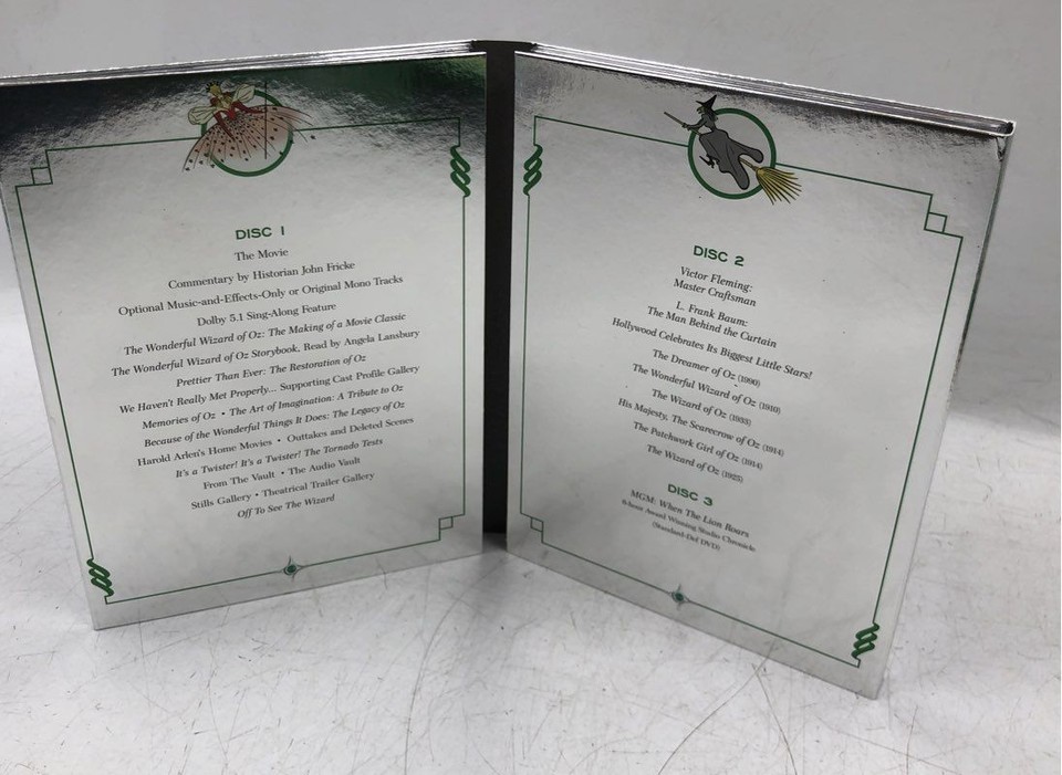 Wizard of Oz Limited Edition 70th Anniversary Collector Edition DVD Box ...