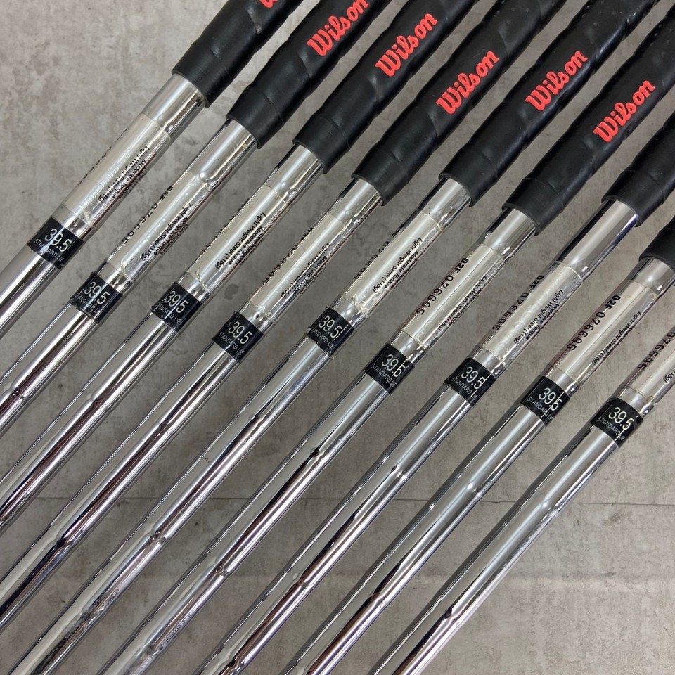 Wilson Staff Men's Golf Iron Set 9 Clubs Steel Right Handed Excellent ...