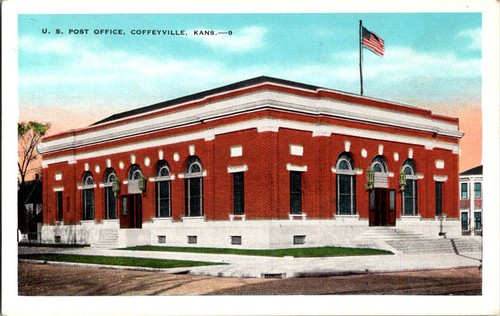 Coffeyville Kansas KS : BUILDING SCENE n/08 AV6265 | eBay