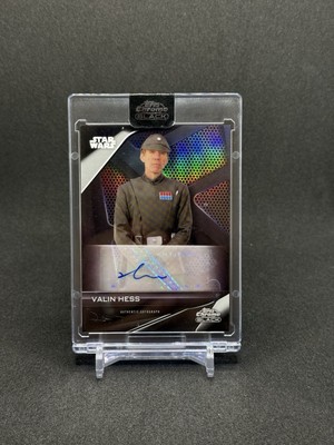 Richard Brake as Valin Hess 2024 Topps Chrome Black Star Wars Auto #ADS ...