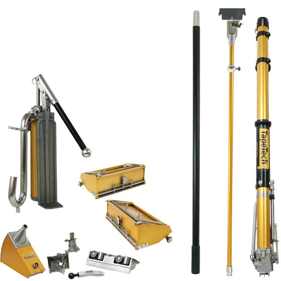 TapeTech Pro Value Drywall Taping/Finishing Set w/Taper, 10/12 Boxes, All Tools | eBay