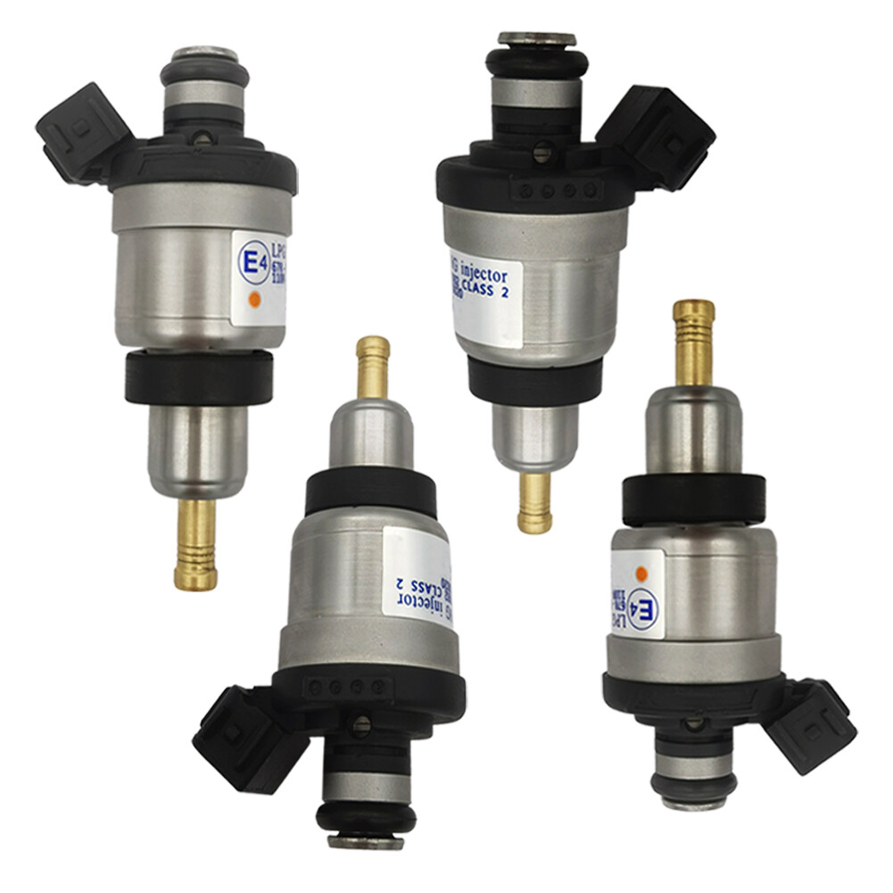 4PCS Orange Fuel Injector Gas System E4 67R-010092 110R-000020 Class 2 ...