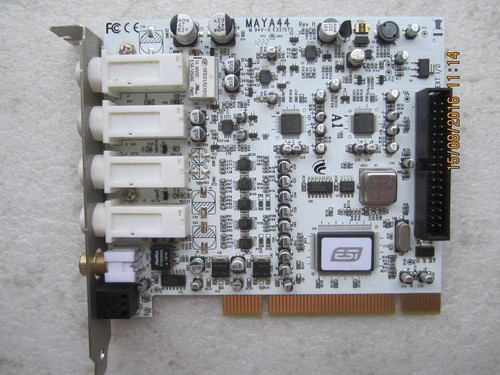 1pc Used Maya 44 sound card ESI MAYA44 stable white version | eBay