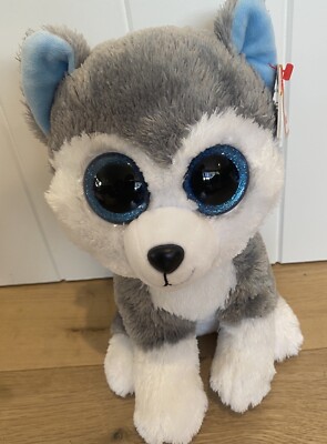 Ty Beanie Boos Slush The Dog Medium Beanie Boo With Tags | eBay