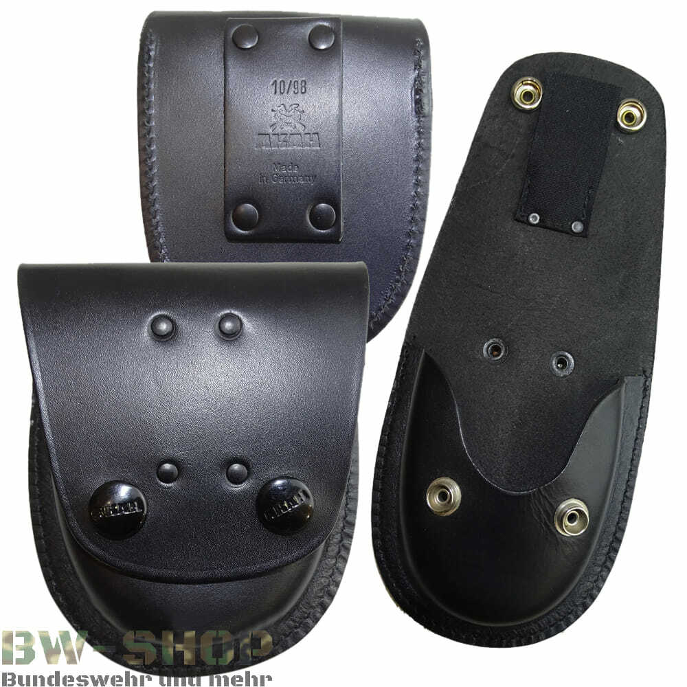 ORIGINAL POLIZEI HANDSCHELLEN / TASCHE S&W M-100 HANDFESSELN US POLICE ...