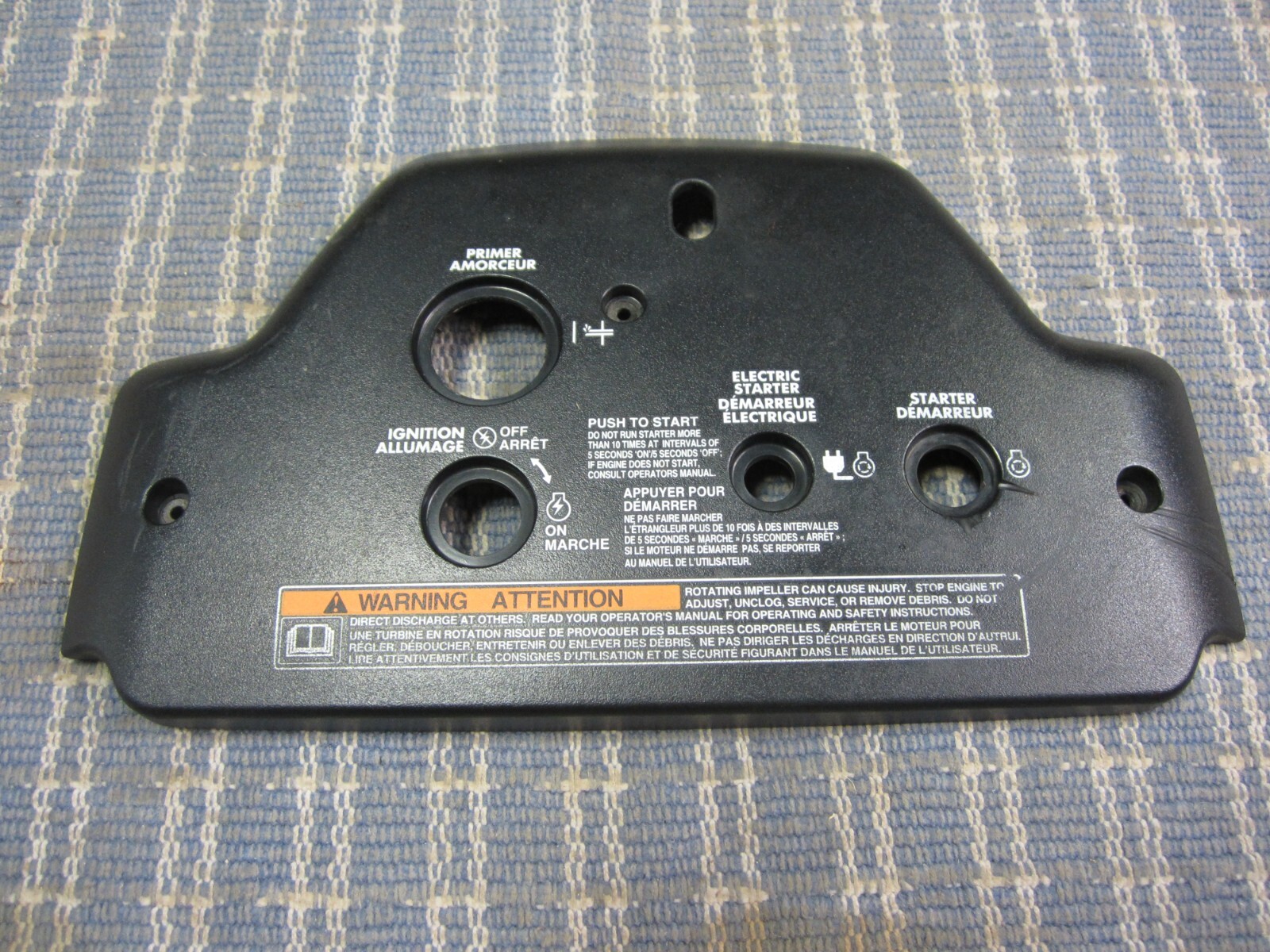 TORO CCR 3650 Control Panel #105-1954 from Model 38518 | eBay