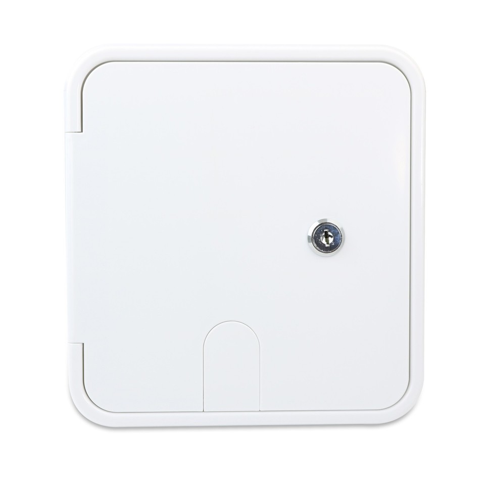 RV Camper Power Cord Hatch/ Cover White Sun Fade Protected 1LW | eBay