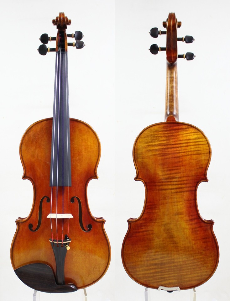 Oil Varnish!1pc back A Strad Violin 4/4 Copy! #8094 Strong loud Tone | eBay