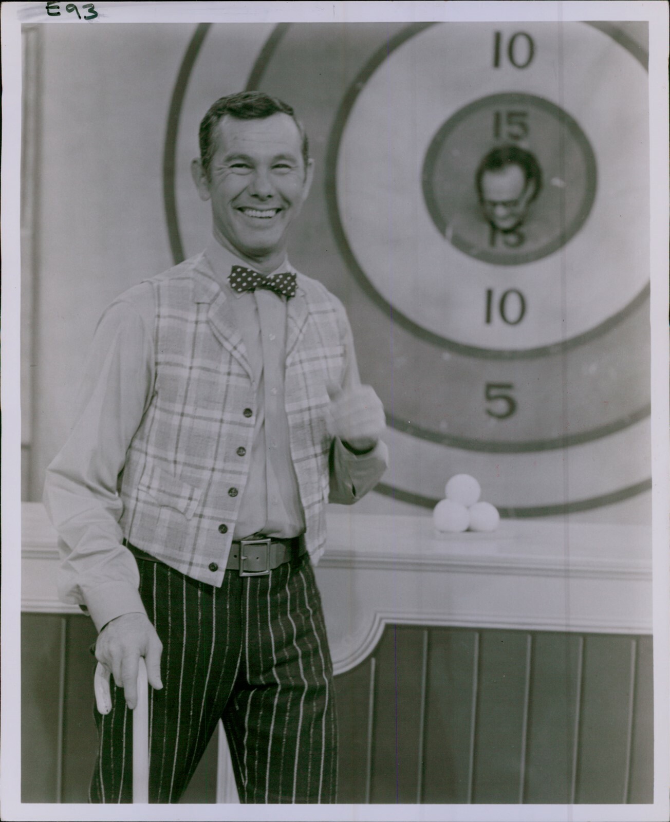 LG791 1968 Original Photo JOHNNY CARSON Tonight Show Host Comedian Game ...