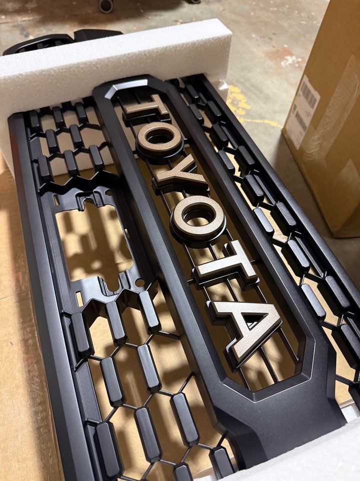 New OEM Toyota Tacoma TRD PRO Trail Grill Bronze 2016 -2023 Gen 3 PT228 ...