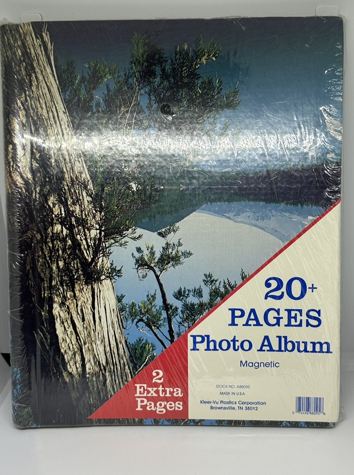 Kleer-Vu Magnetic Family Photo Album Scenic Lake Mountains 20+ Page ...
