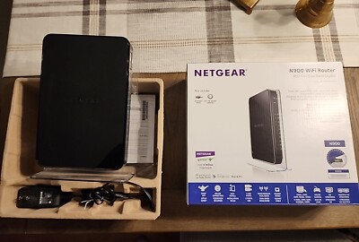Netgear N900 450 Mbps 4-Port Gigabit Wireless N Router (WNDR4500 ...