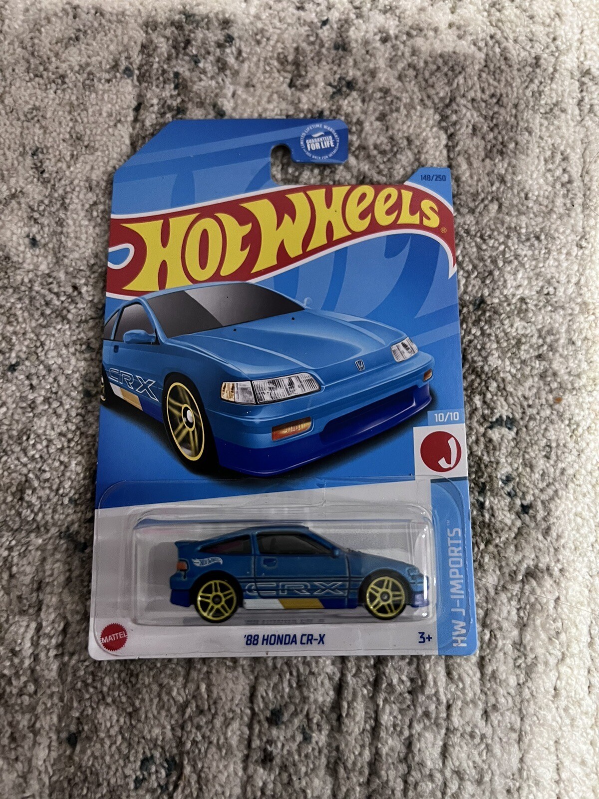 2023 Hot Wheels 88 Honda CRX HW J-Imports #10 Blue Car 1/64 Kids Toy ...
