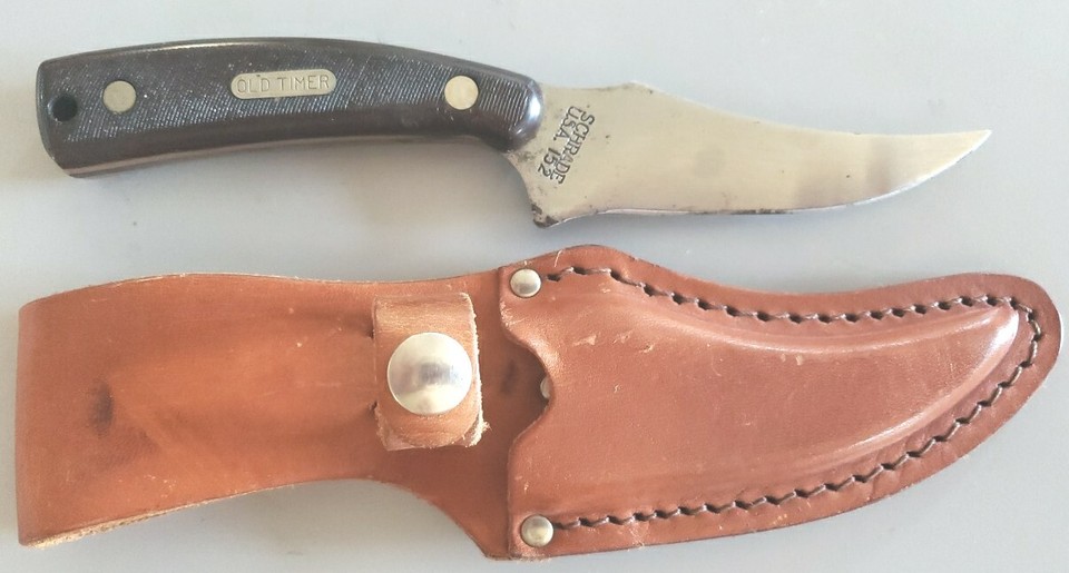 VINTAGE SCHRADE USA 152OT OLD TIMER DEERSLAYER FIXED BLADE HUNT KNIFE W ...