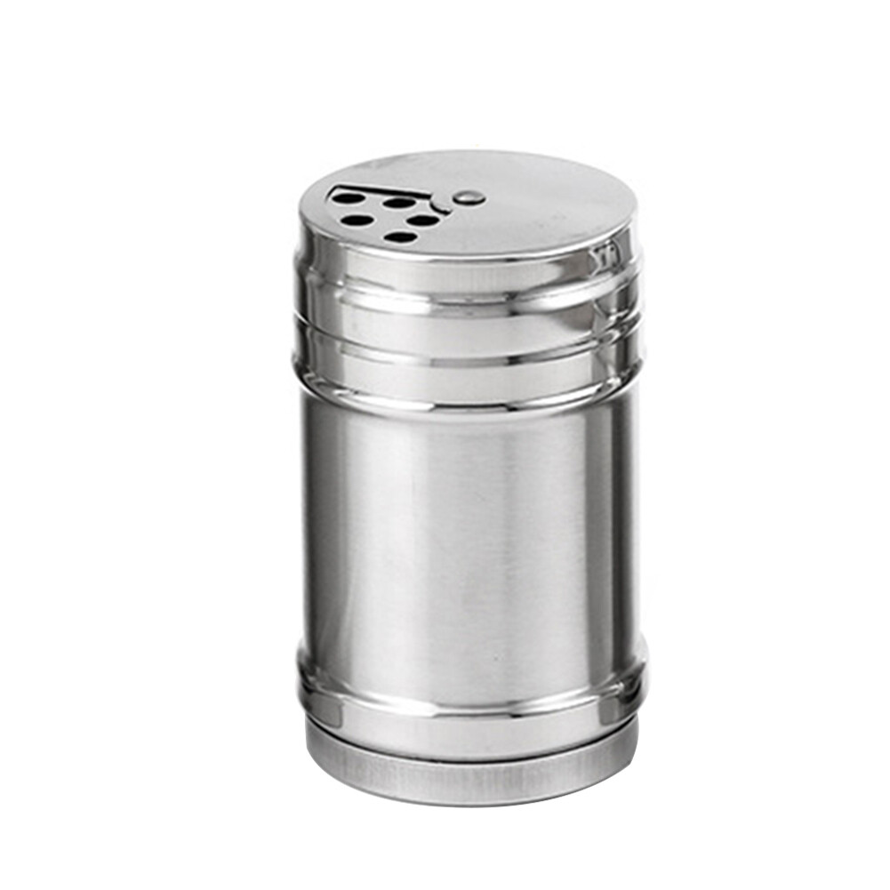 Seasoning Bottle Stainless Steel Pepper Shaker Salt With Rotating Cover ...