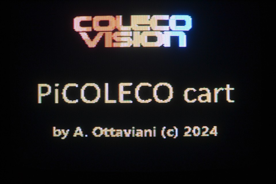 ColecoVision PiColeco Multi Cart-Black/Gold Lettering w/Illuminated ...
