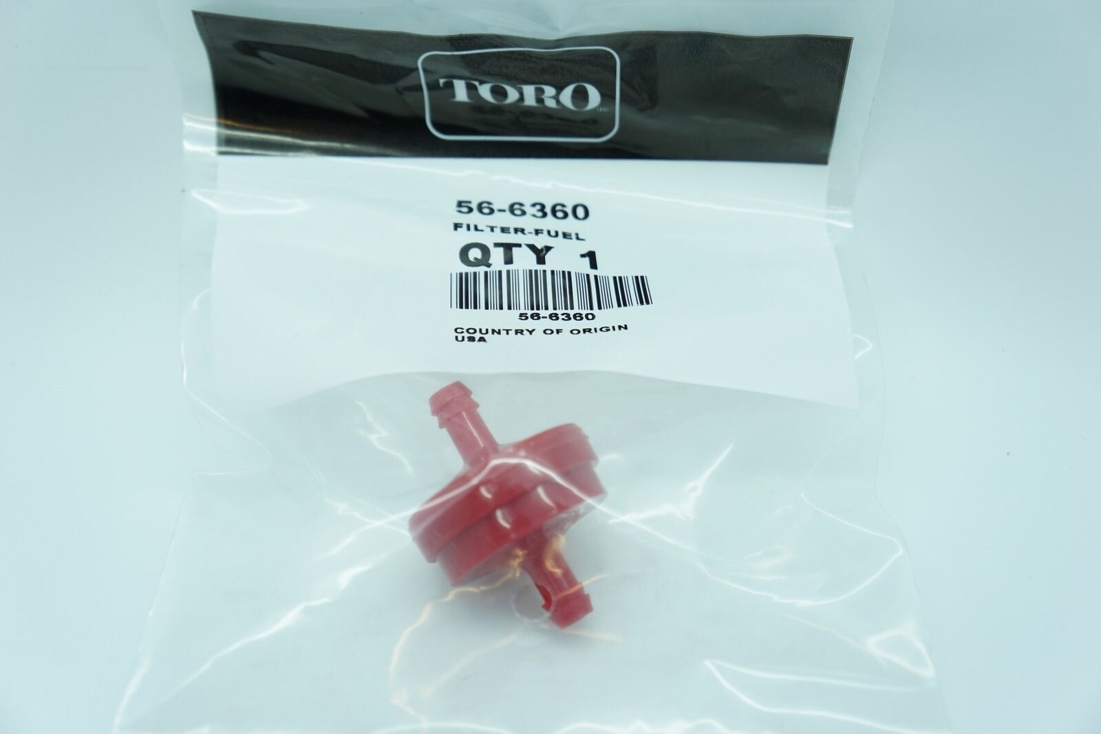 GENUINE OEM TORO PART # 56-6360 FUEL FILTER; TORO & LAWN BOY FUEL ...
