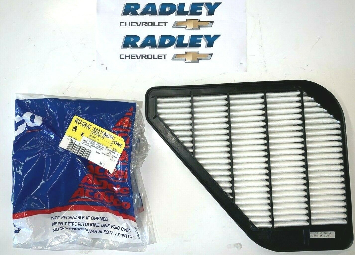 NEW OEM GM Air Filter 07-17 CHEVROLET GMC Acadia Enclave Traverse 3.6L ...