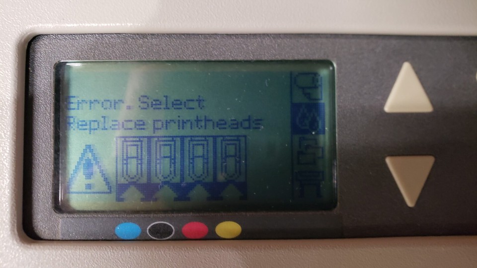 Hewlett Packard DesignJet 500 24" roll printer Model No. C7769B | eBay