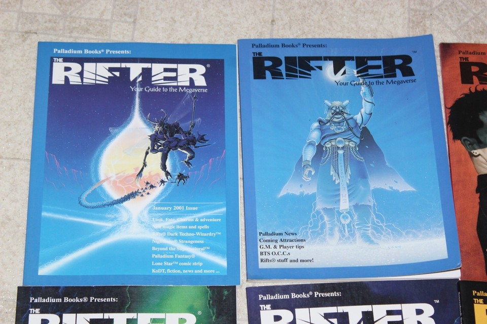 Lot of 15 The Rifter Palladium Books Your Guide to the Megaverse RPG | eBay