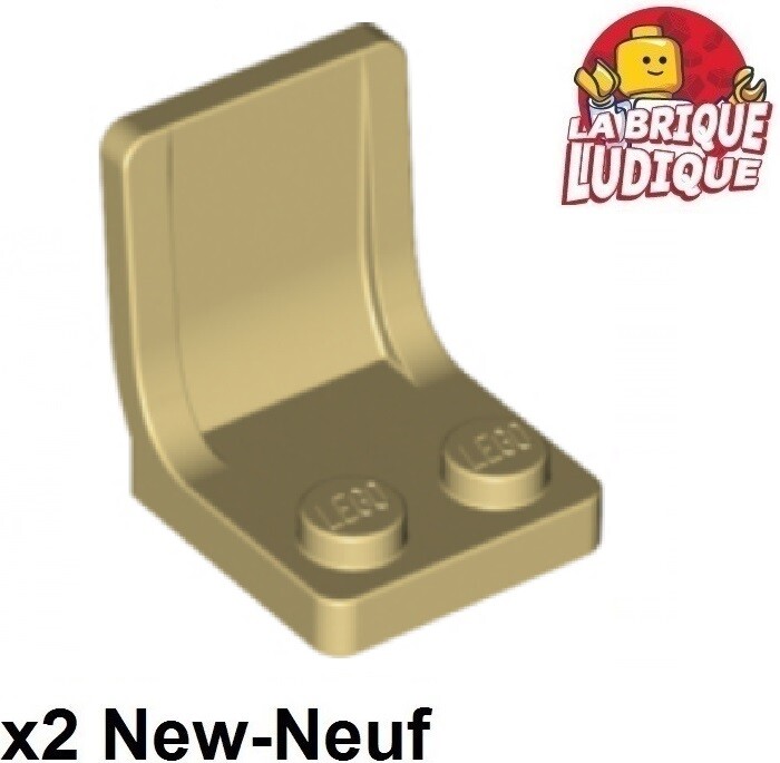LEGO 2x Minifig Utensil Seat Chair Seat Skin 2x2 Beige/Tan 4079 New | eBay