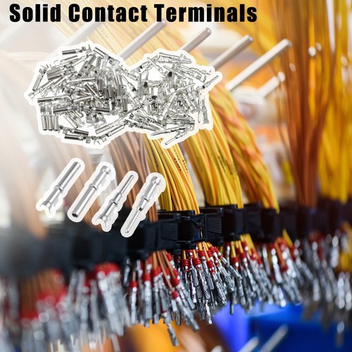 50 Pair Car Terminals Solid Contact Solid Contacts Wire Gauge 12-14 AWG 734301151573| eBay
