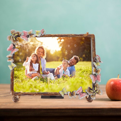 6 inch Retro Style Butterflies Photo Frame Farmhouse Picture Frame ...