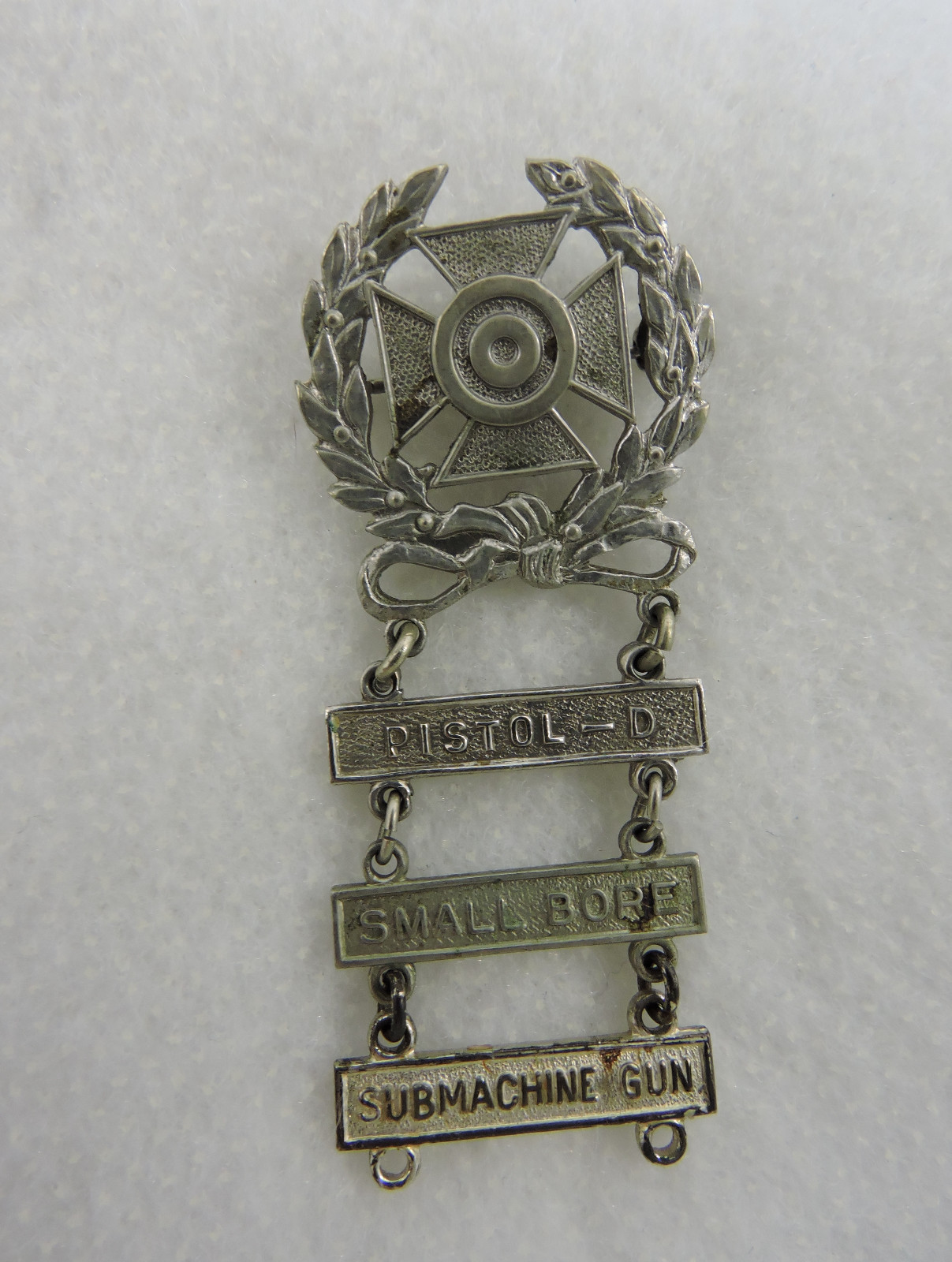 Vintage US Army Expert Marksman Badge Pinback Pistol-D Small Bore ...