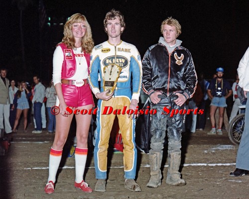 Hank Scott Randy Goss Lynn Griffis 8 X 10 Ascot AMA Motorcycle Racing ...