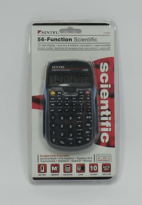 Brand New "SENTRY 56-FUNCTION SCIENTIFIC" CALCULATOR #CA656 from 2006 ...