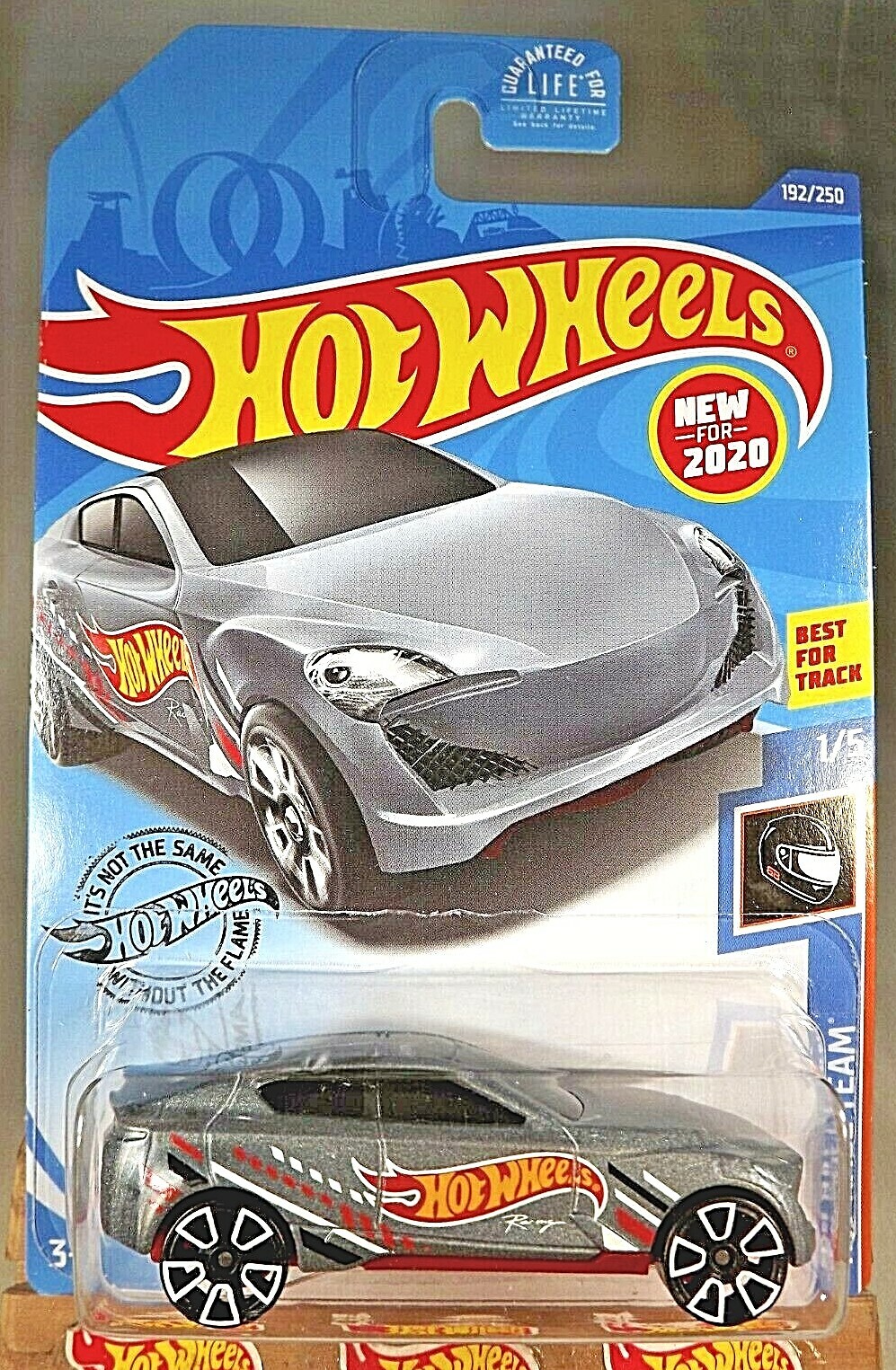 2020 Hot Wheels #192 HW Race Team 1/5 GRAND CROSS Gray Variant w/White Trap5 Sp | eBay