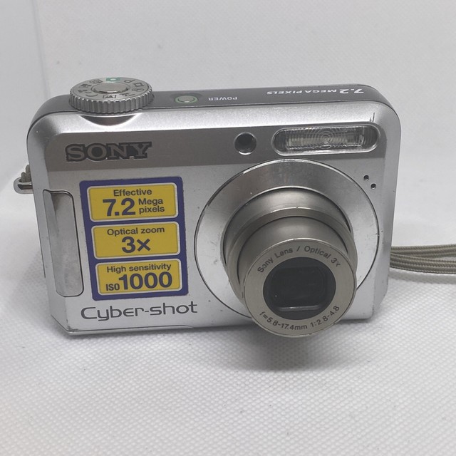 Sony Cyber-shot DSC-S650 7.2MP Digital Camera - Silver for sale online ...